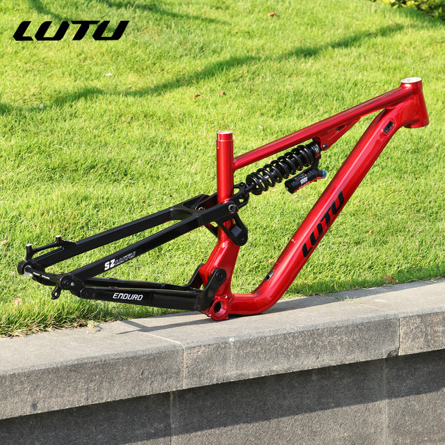 LUTU four-link soft-tail frame enduro mountain off-road frame 27.5/29 ...