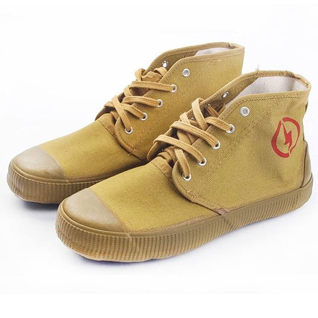 5kv/10kv electrician insulated shoes labor insurance shoes canvas ...