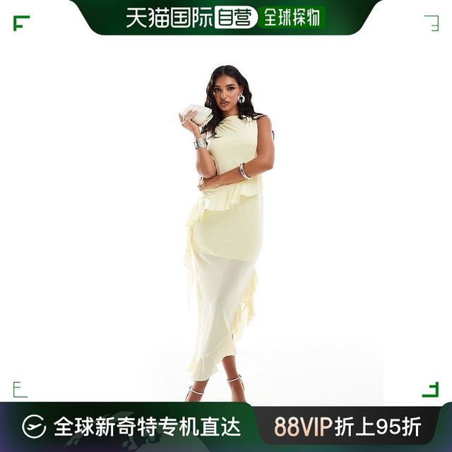 Hong Kong direct mail trendy luxury ASOS women's design one-line collar ...