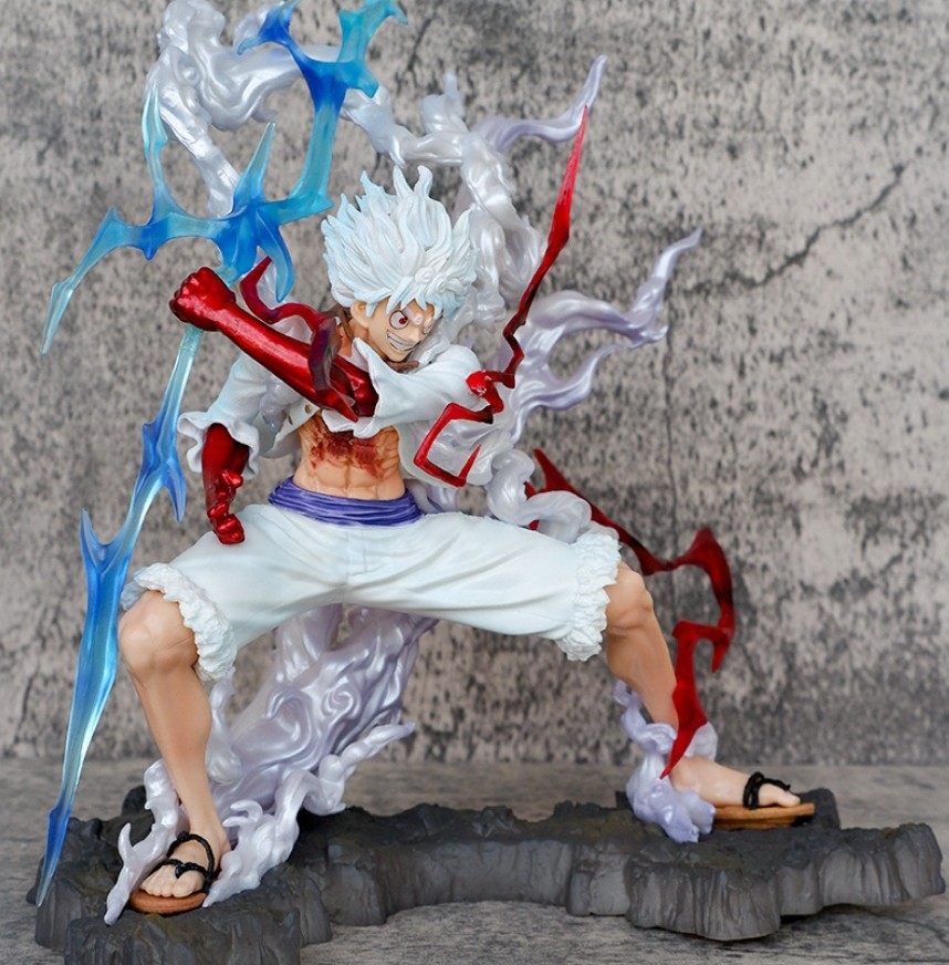 One Piece Nika Luffy Figure - 35cm Anime Statue