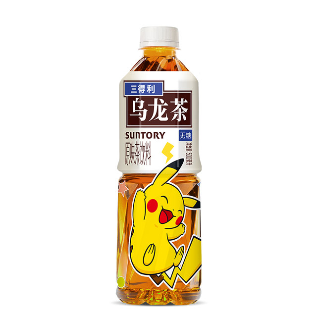 SUNTORY/Suntory Oolong tea sugar-free 0-fat tea drink refreshing taste full box drink 500ml*15 ...