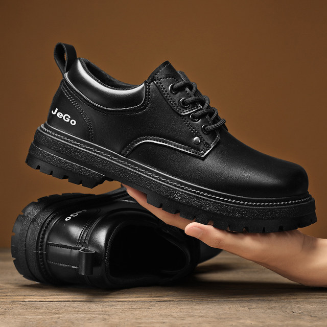 Labor protection work men's shoes for spring low-top Martin boots men's ...