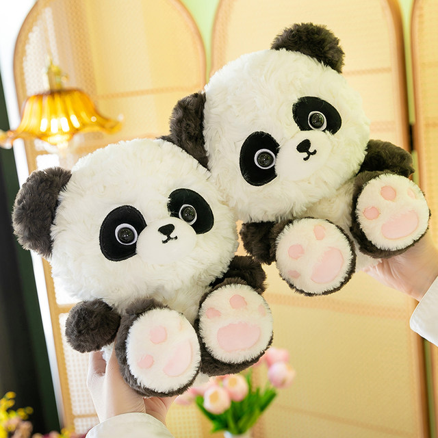 Cute Pacha Dog Transformed into Red Panda Doll Sleeping Hug Doll Rag ...