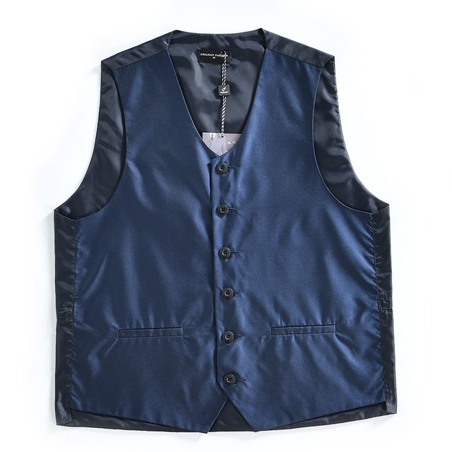 Autumn and winter men's business leisure shoulder vest formation vest