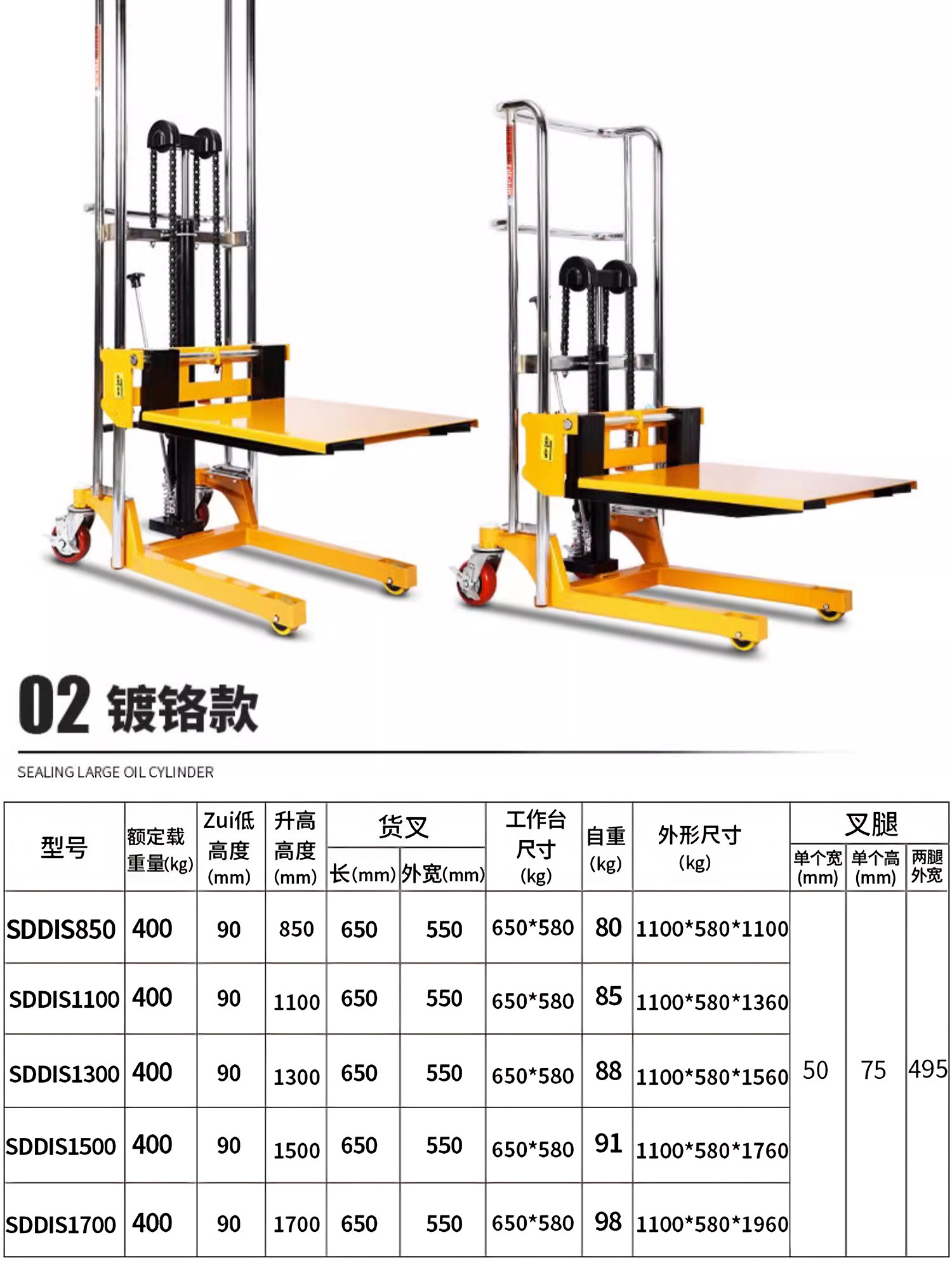 Miniature manual hydraulic lightweight small lifting forklift | Rio ...