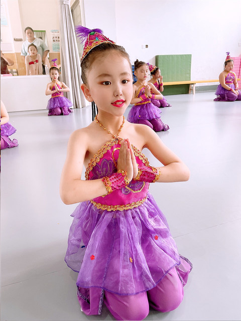 Douyin Zijin dance same style children's costumes Xixia drum baby ...