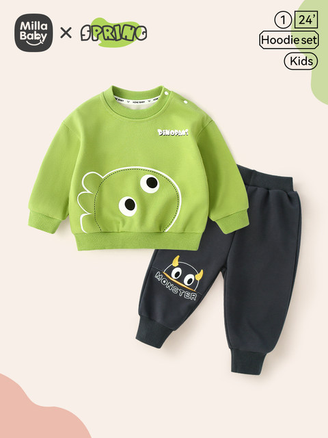 Baby sweatshirt suits Spring and Autumn Boys Spring Clothes Baby ...