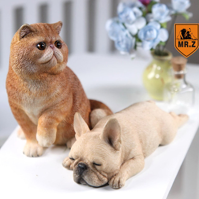 Mrz official authentic French bulldog model simulation French bulldog ...