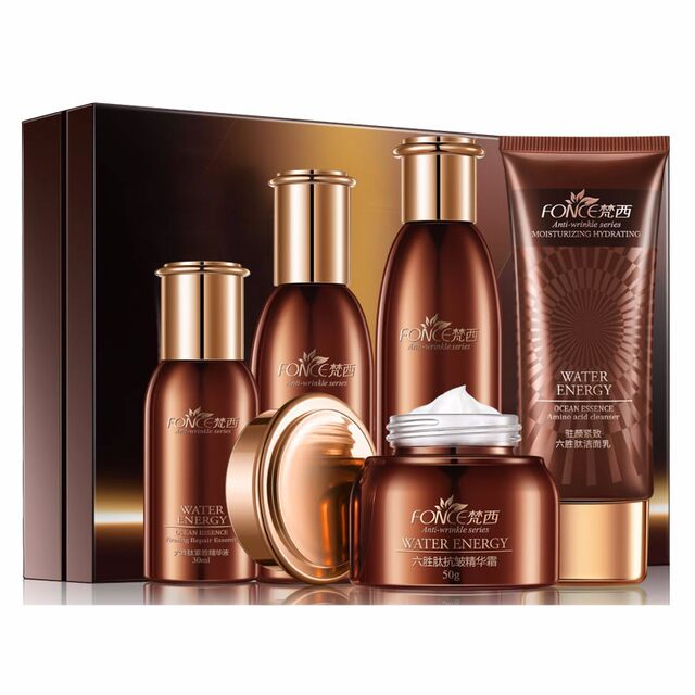 Vanxi's anti -wrinkle firming skin care product set gift box genuine ...