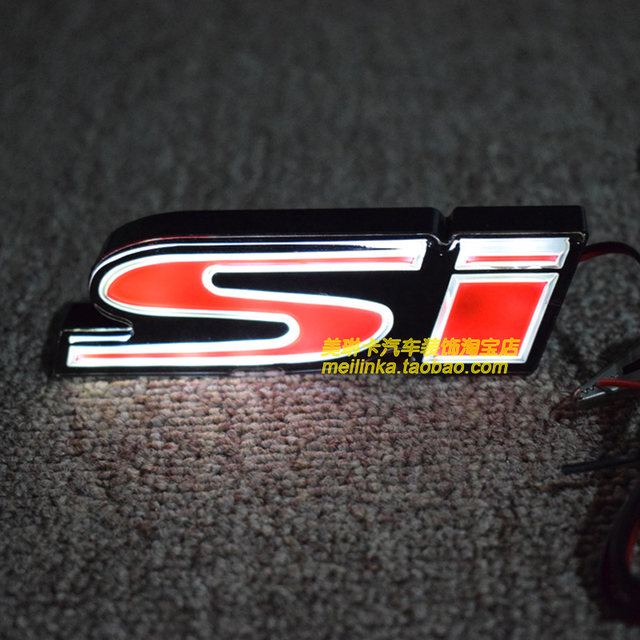 Suitable for Honda illuminated RS label SI label mid-grid logo Accord ...