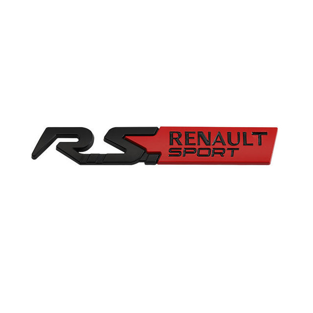 Suitable for Renault RS logo stickers, GT car logo small steel cannons ...