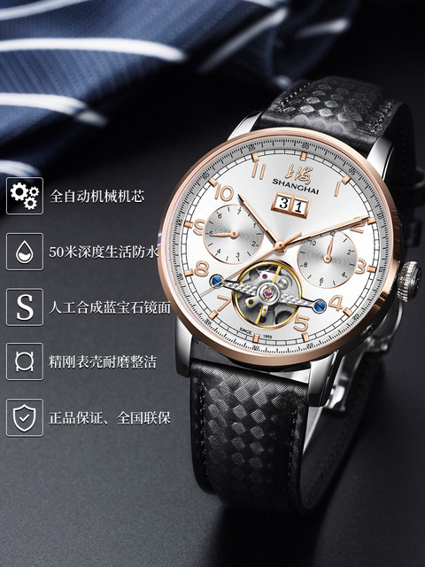 Shanghai Watch Official Flagship Store Automatic Mechanical Watch ...