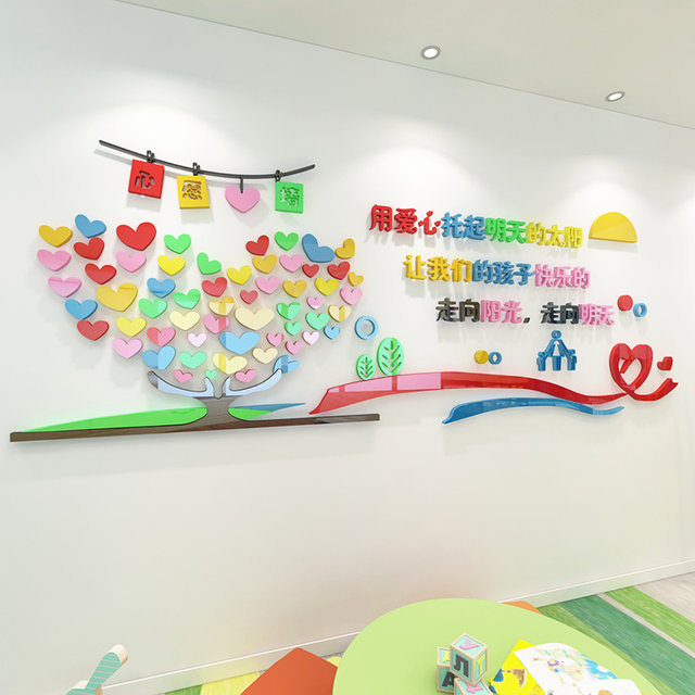 Wish wall early education center educational institution wall ...