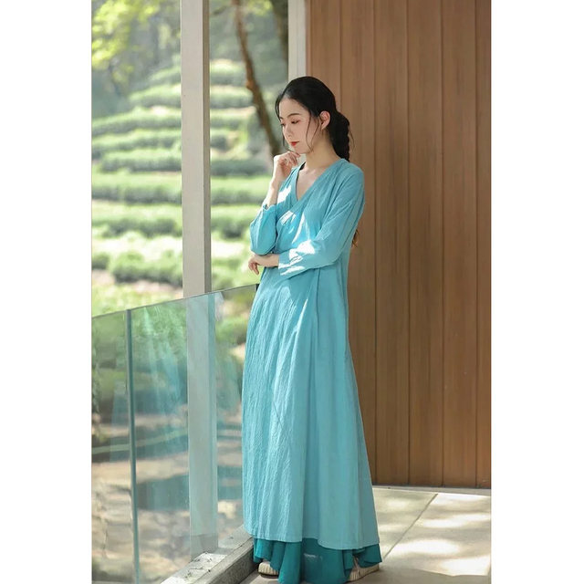 Long model with Hanfu original design Chinese style [30 branches] dress ...