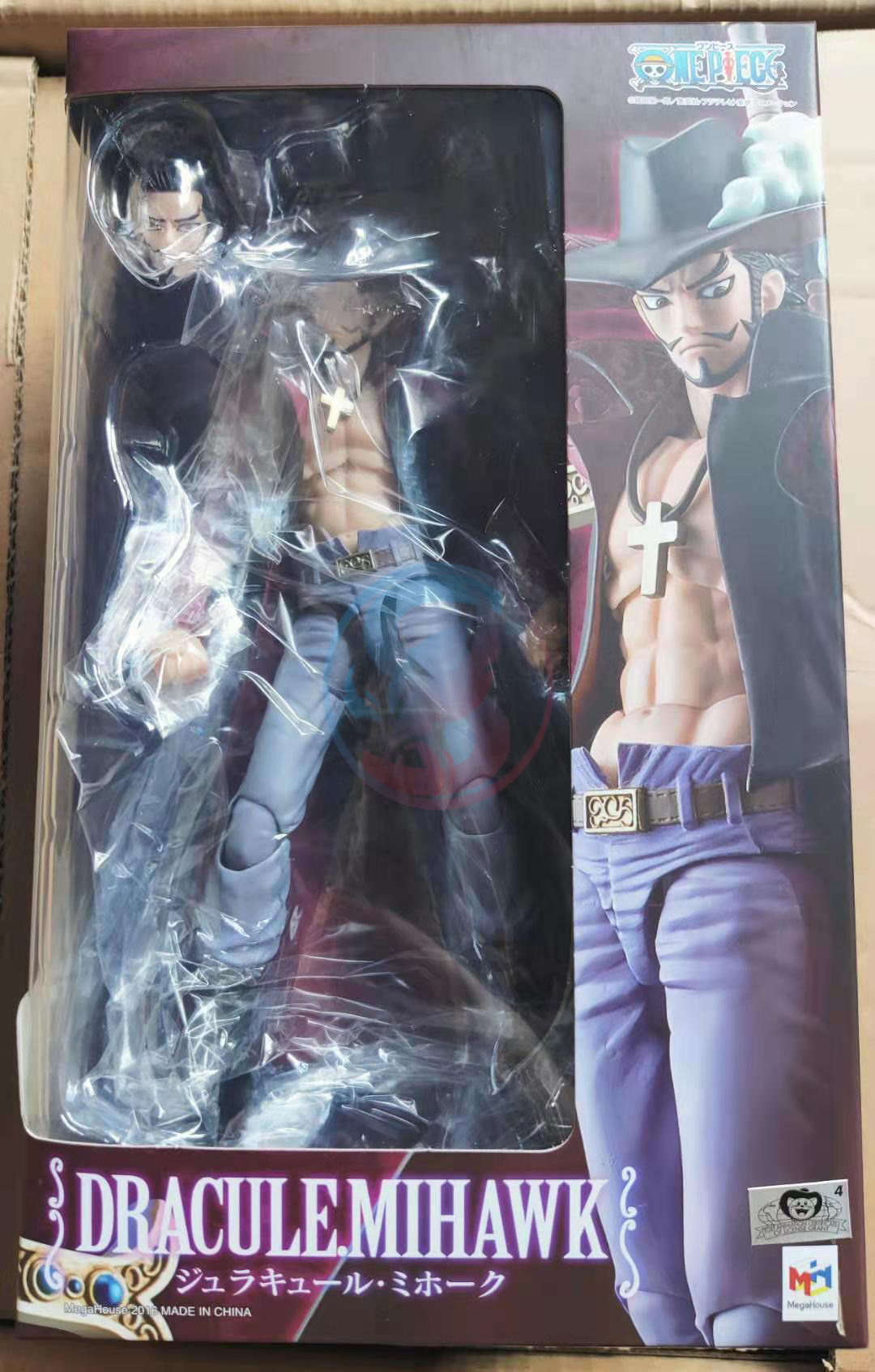Megahouse One Piece VAH Mihawk Handgefertigte Actionfigur