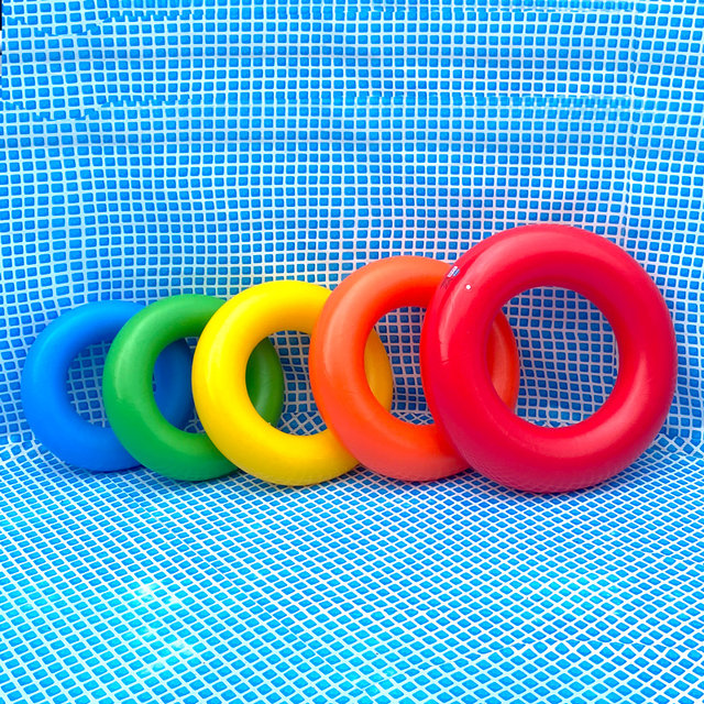 Extra thick rubber swimming ring, children's armpit ring, adult life ...