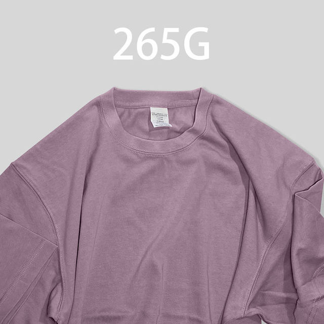 265g pure cotton ins short-sleeved cool style men's high-end super good-looking top thick ...