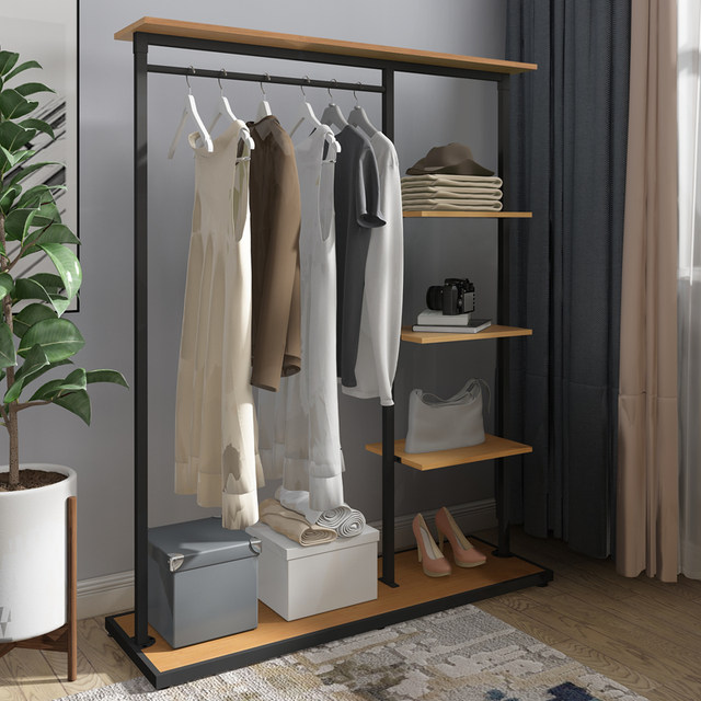 Cloak rack floor -to -ceiling bedroom Hanging hanger Household Nordic ...