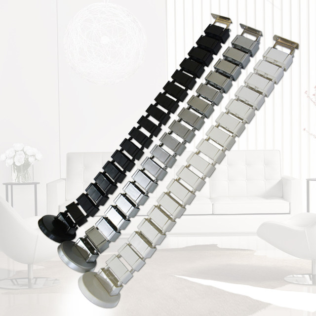 ABS plastic wire threading tube office desk bottom wiring trough hidden ...