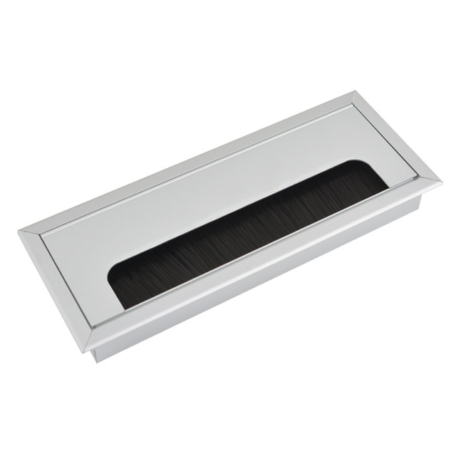 Computer desk threading hole cover plate aluminum alloy desktop line ...