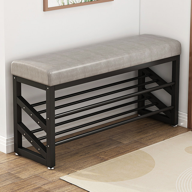 Change the shoe stool door, house shoe cabinet, one stool, wearing shoe ...