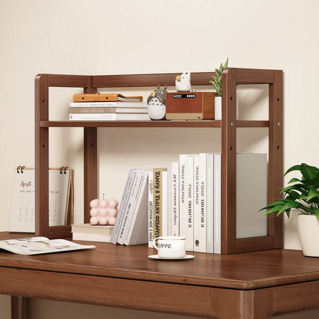 Desktop bookshelves shelf office desk organizes small desk book storage ...