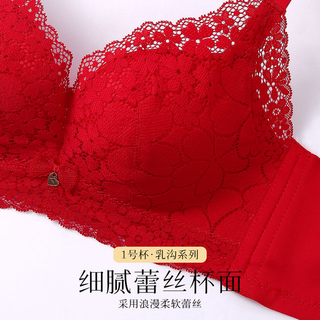 Run slightly red underwear for women with small breasts gathered for ...