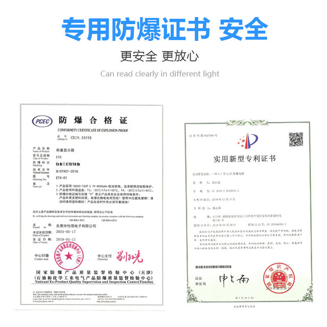 Explosion-proof floor scale electronic scale intrinsically safe ...