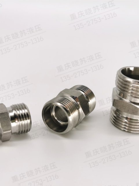 1C stainless steel 304 metric threaded ferrule joint double clip ...