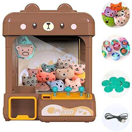 cxjoigxi Mini Claw Machine for Kids Adults with Prizes,Vo