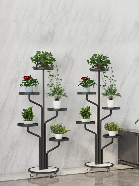 Flower stand living room floor -on -floor balcony room indoor fleshy ...