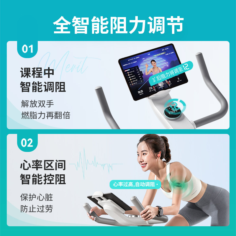 Merrick Home Smart Spinning Bike for Indoor Exercise