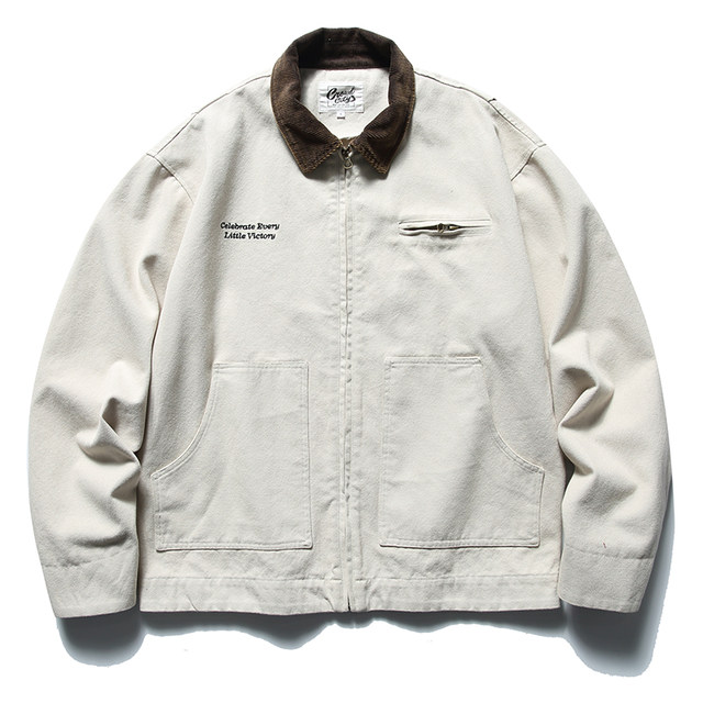 Retro Washed Detroit Work Jacket Cahart J97 Lapel American Work Canvas ...