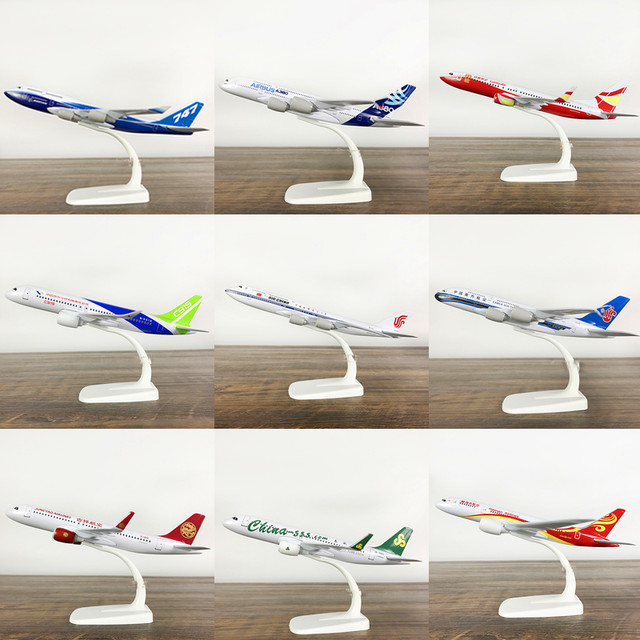 Static civil aviation China Southern Airlines aircraft model simulation ...