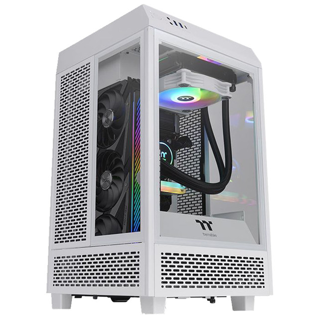 TT desktop computer main case perspective Tower100 mini ITX case ...