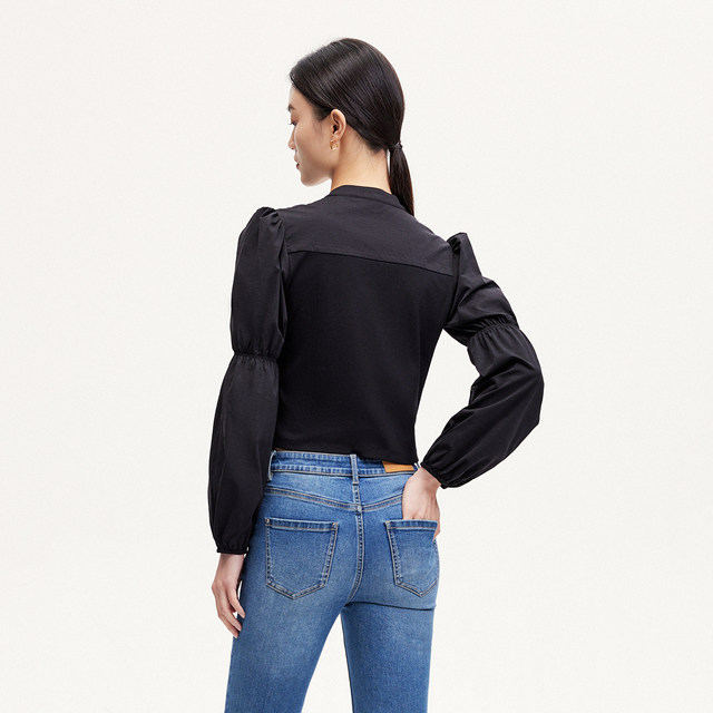 VEROMODAT Female 24 Autumn Fang Ling French Knit Sliming Slim Slim ...