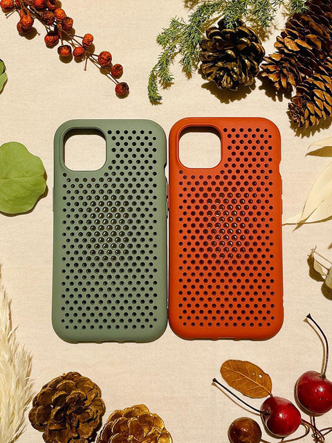 Suitable for Apple 16promax mesh breathable mobile phone case ...