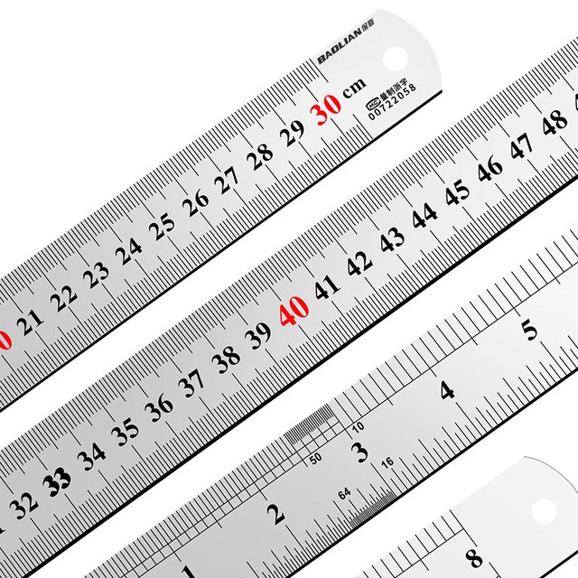 Steel ruler 1 meter stainless steel ruler iron steel ruler thickened ...