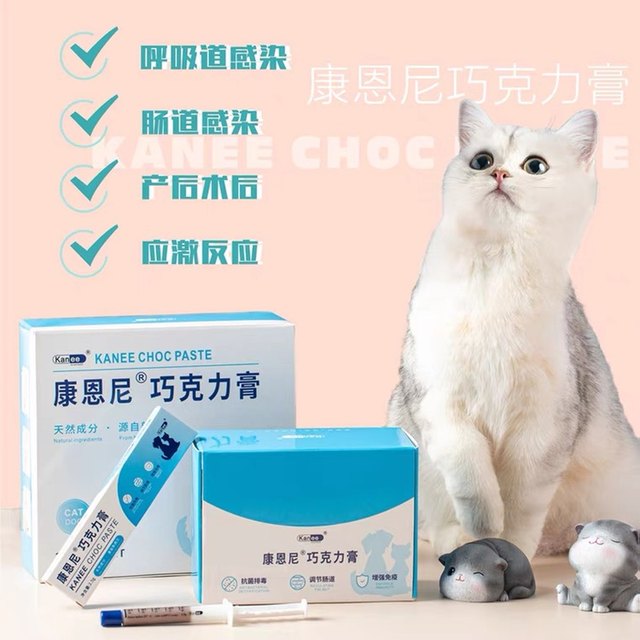 Connni Pfizer Chocolate Cream Cat and Dog Cold Anti-Inflammation Cat ...
