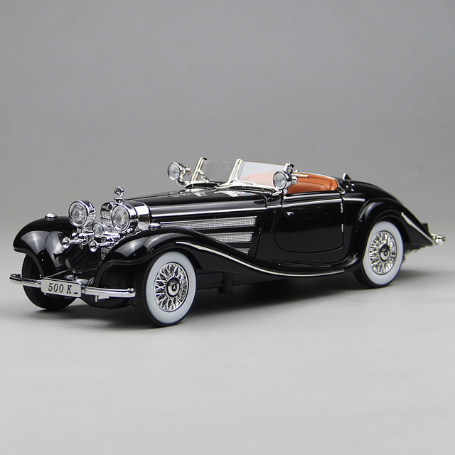 Mercedes -Benz 500K classic retro old car model Limited version of ...