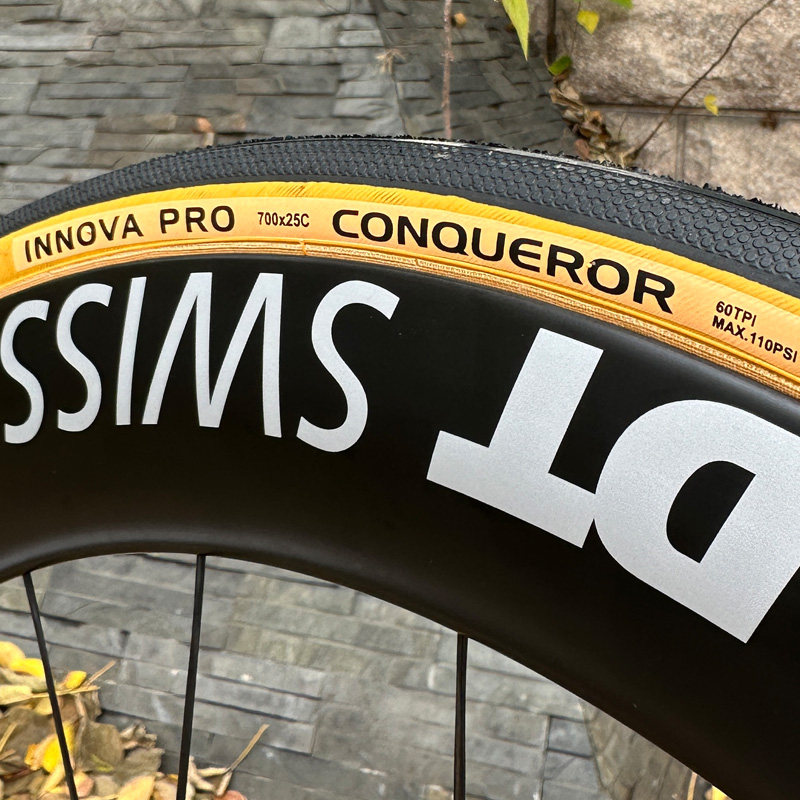 INNOVA conqueror conqueror yellow edge 700*25c road bicycle training tire