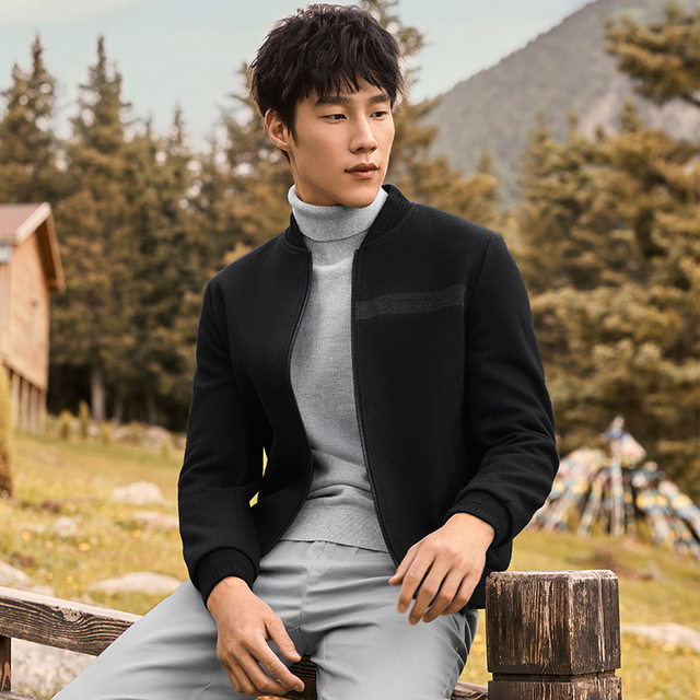 Septwolves Jacket 2024 Autumn and Winter New Men's Middle-aged Loose ...