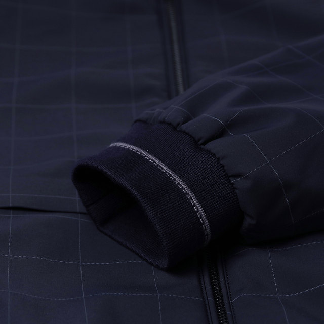 Septwolves Men's Jacket 2024 Autumn New Stand Collar Plaid Jacket ...