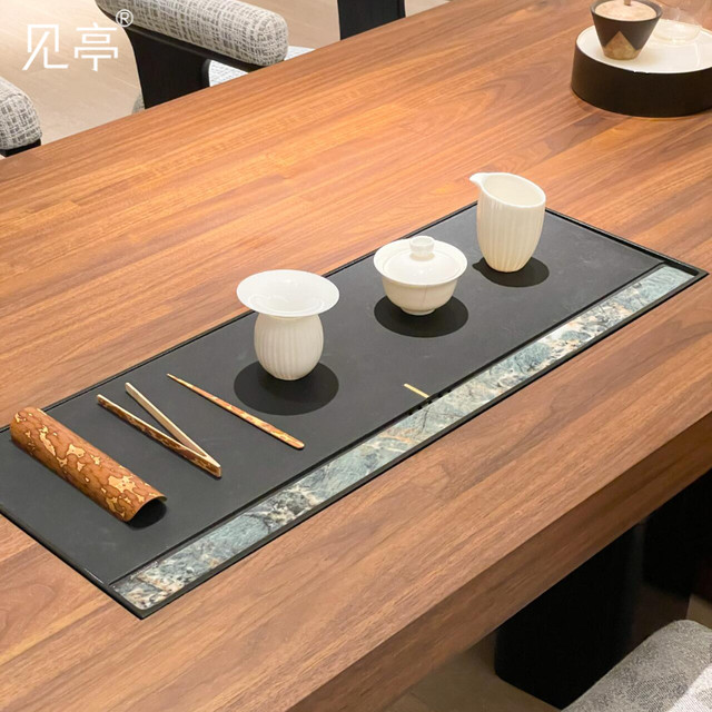 Jianting New Chinese Minimalist Ash Black Walnut Italian Borderless ...