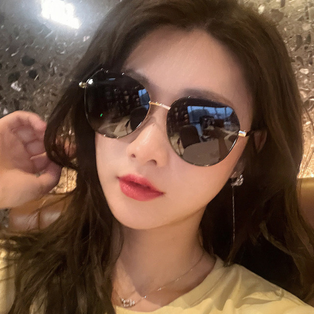 2024 new fashion high-end sunglasses for women, big face, slimming, special sunglasses for ...