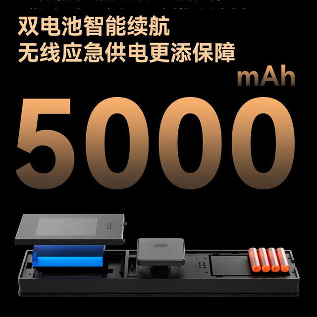 VOC face recognition smart door lock visual cat eye large screen ...