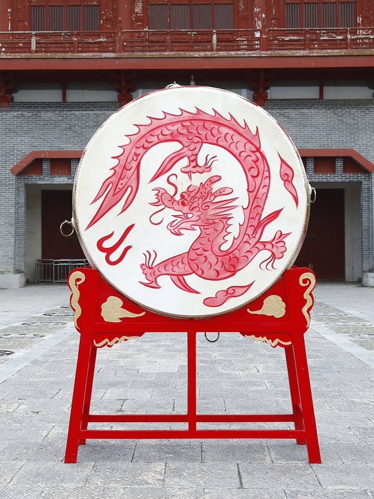 24+ Cowhide Dragon Drum - Hongwei Traditional Chinese Percussion