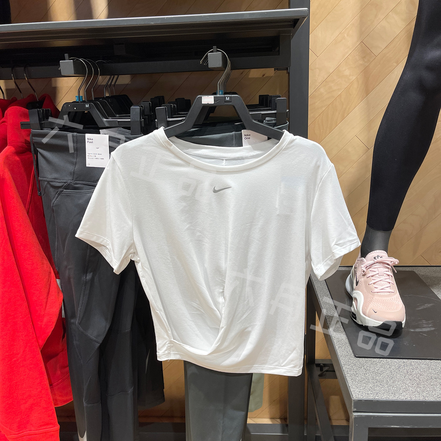 Genuine NIKE Nike round neck T-shirt women's breathable casual sports ...