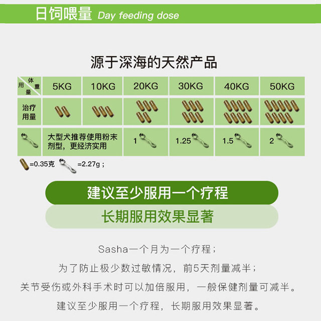 Sasha Shark Chondroitin Dog Joint Ling Capsule Special Pet Calcium ...