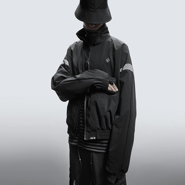 SQUD new autumn and winter coat high collar irregular deconstruction ...